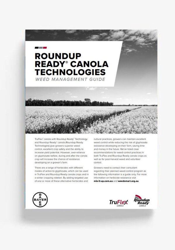Roundup Ready Canola Technologies - Weed Management Guide - Pacific Seeds